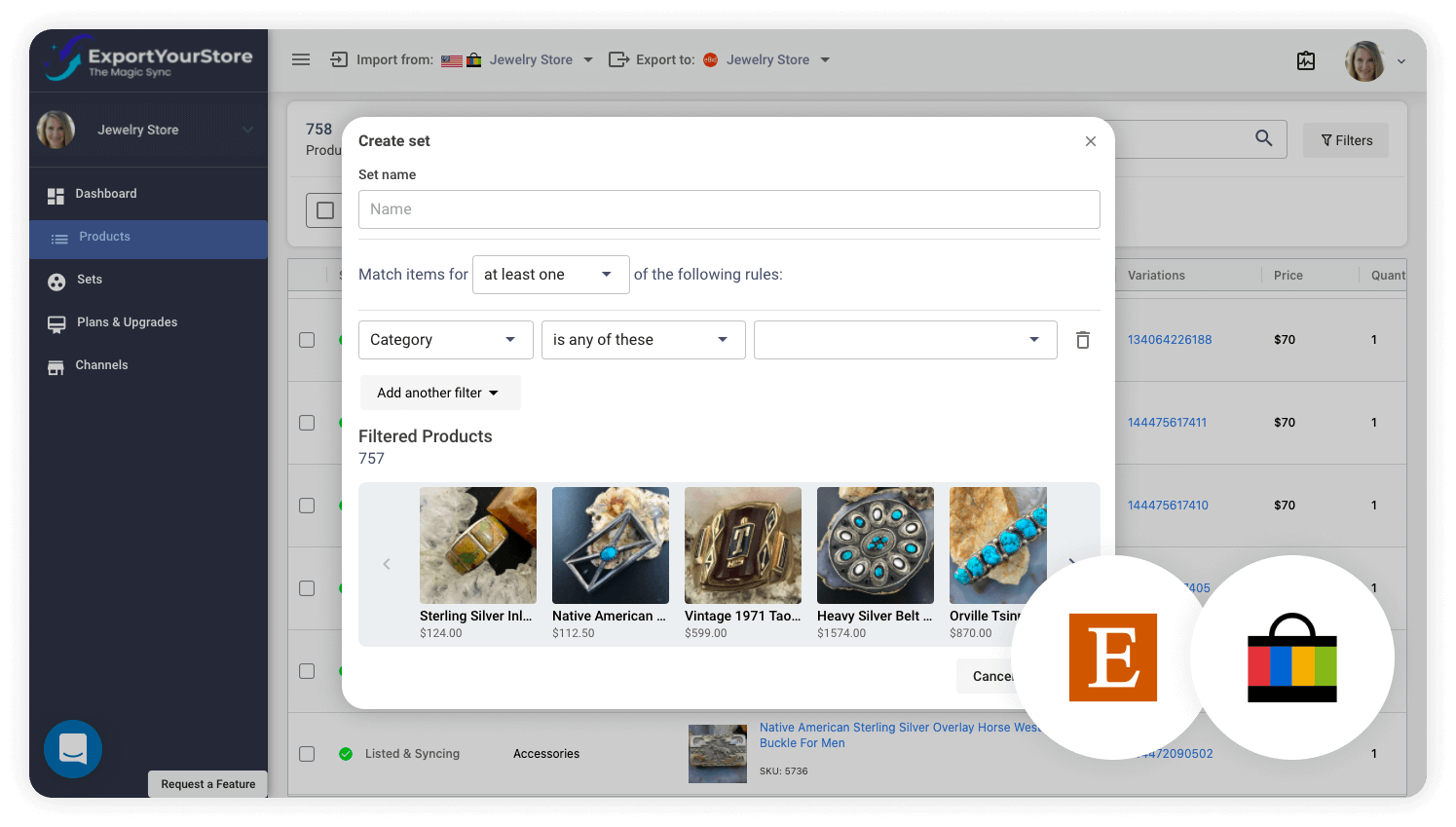 Sync Etsy to eBay & Link Your Stores | ExportYourStore